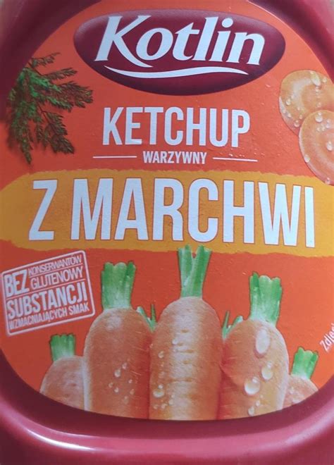 Ketchup Warzywny Marchwiowy Kotlin Kalorie Kj I Wartości Odżywcze Dine4fit Pl
