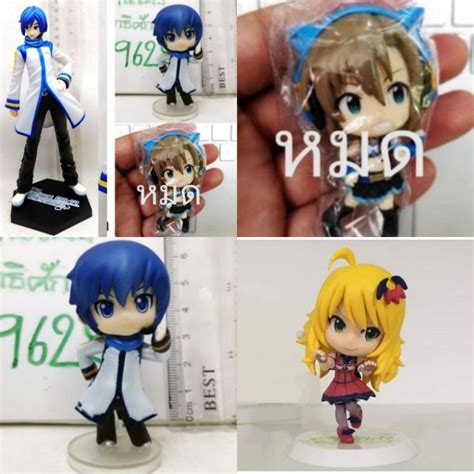แท้มือ2 Vocaloid Chibi Hatsune Mikukagamine Rinlenmeikokaito Figure ไคโตะ มิกุ มิกุ โวค่า