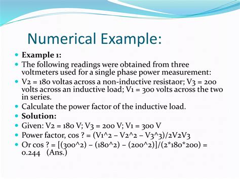 Ammeter Voltmeter Wattmeter Power Factor Meter Pptx