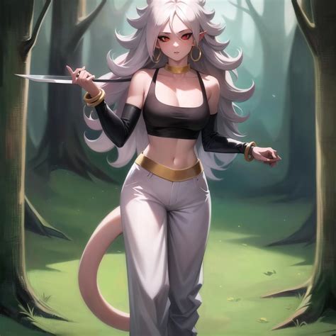 Majin Android 21 By Partloras Loha V219 ｜ai Art Lora Model Pixai