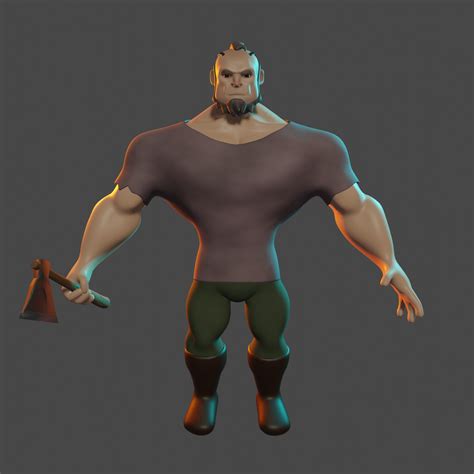 Artstation Game Ready Character Not Rigged Enjie Game Assets