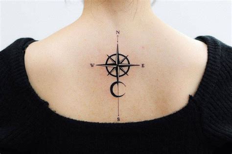 Simple Compass Tattoos
