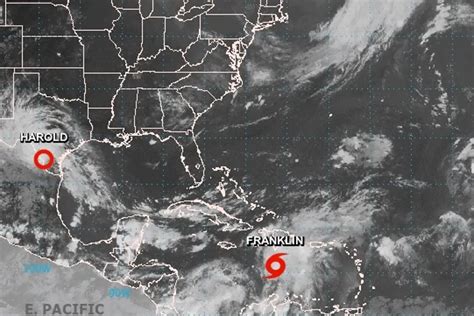 Tormenta Harold impacta en Estados Unidos y provoca fuertes lluvias en el noreste de México