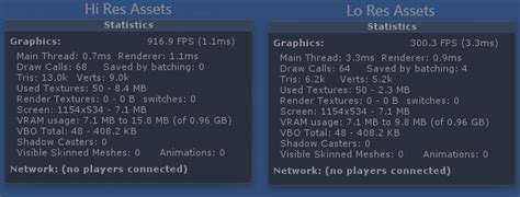 Draw Calls Statistics Advice For Asset Pack Unity Engine Unity