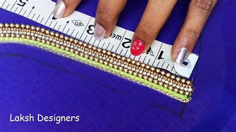 Rs1500 Range Aari Work Blouse Neck Design Beginners Stitching Aari