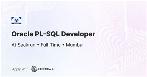 Oracle Pl Sql Developer Job Mumbai Mid Level