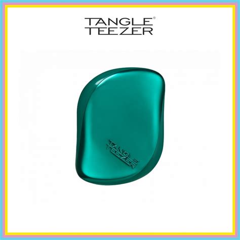 TANGLE TEEZER หวี แทงเกิ้ล ทีเซอร์ COMPACT STYLER GREEN JUNGLE | Shopee ...