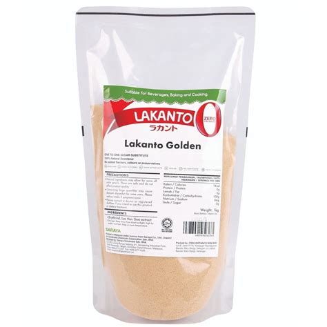 Lakanto Monk Fruit Sweetener Golden Ketogrocer Malaysia