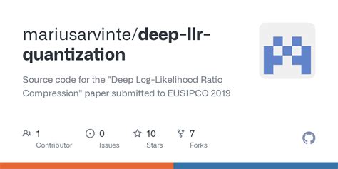 Github Mariusarvintedeep Llr Quantization Source Code For The Deep Log Likelihood Ratio