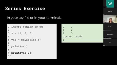 Pandas Workshop Youtube