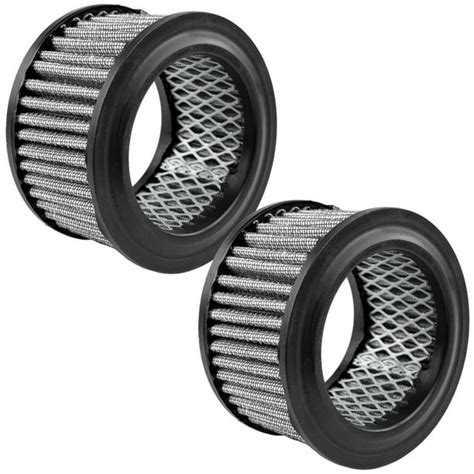 2 Pack Air Compressor Intake Filter Polyester Element With Pre Filter