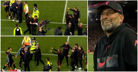 Liverpool 2 1 Newcastle Fabio Carvalhos Winner Sparked Scenes Between