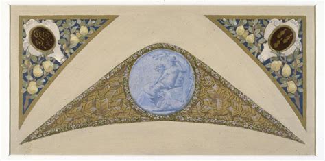 Sketch For The Festive Staircase At Paris City Hall Virgin Between