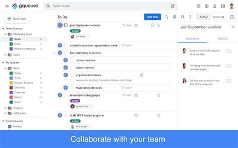 GQueues Google Workspace Marketplace