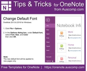 OneNote Tips And Tricks