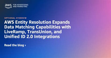 Natasha Templeton On Linkedin Aws Entity Resolution Expands Data Matching Capabilities With