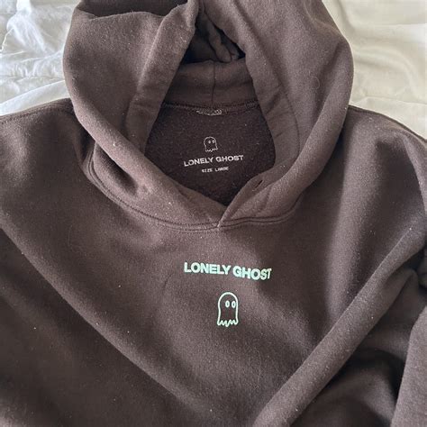 Lonely Ghost Hoodie Size Large Depop