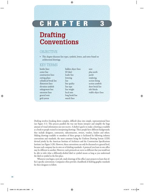 Drafting Conventions Pdf Technical Drawing Drawing