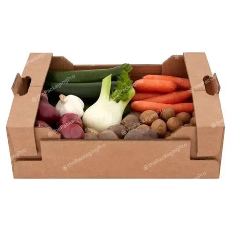 Corrugated Paper Fruit Vegetable Shipping Carton Packing Box For