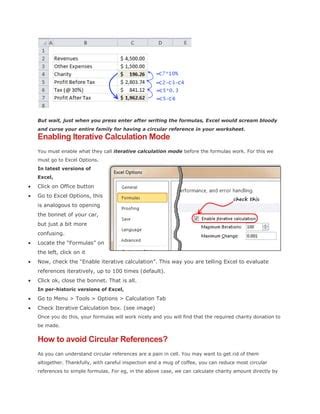 Circular Reference Pdf