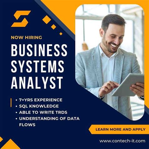 Contech Systems Inc On Linkedin Seeking A Sr Business Systems
