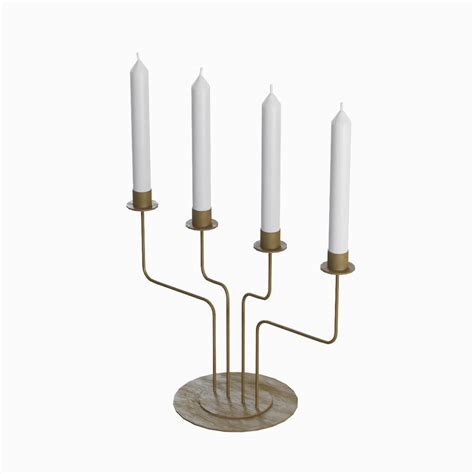 Candlestick Set 3d Model By Sergeyanzurov