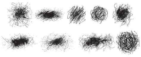 Scribble Shapes Lines Vector Art Icons And Graphics For Free Download