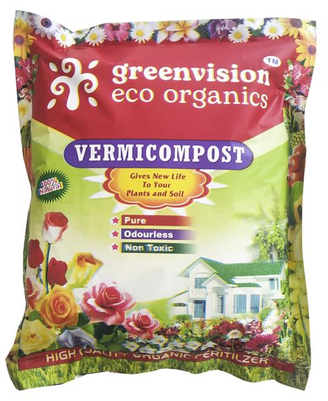 Greenvision Eco Organics Vermicompost Organic Manure 500 G Orgo All
