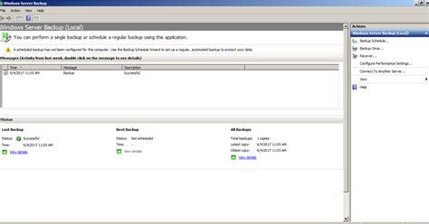 Windows Server Information How To Restore Windows Server Backup