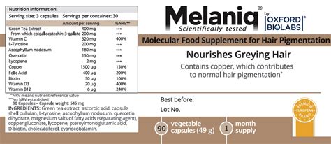 Melaniq Reviews Anti Gray Supplement To Restore Hair Color