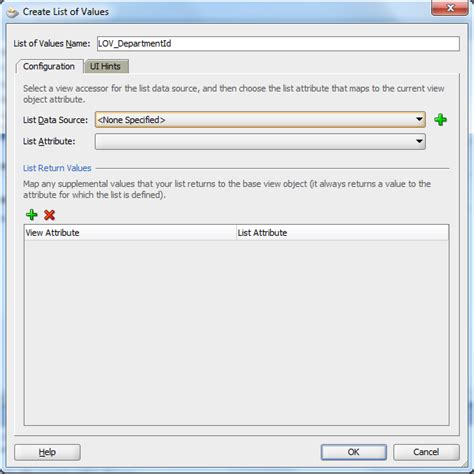 How To Define List Of Values For View Object Attribute Flexagon