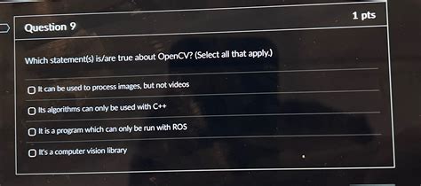 Solved Question 91 ﻿ptswhich Statements ﻿isare True About