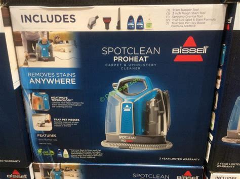 Bissell Spotclean Proheat Portable Spot Cleaner Model 2459 CostcoChaser