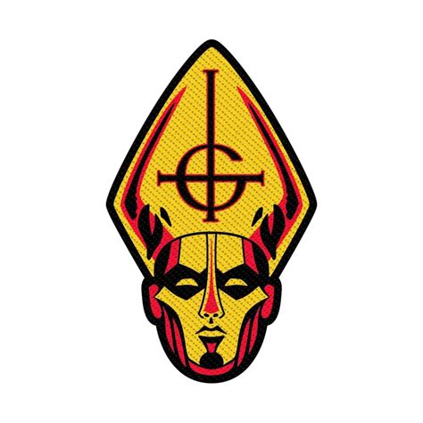 Ghost Papa Head Patch Steamretro
