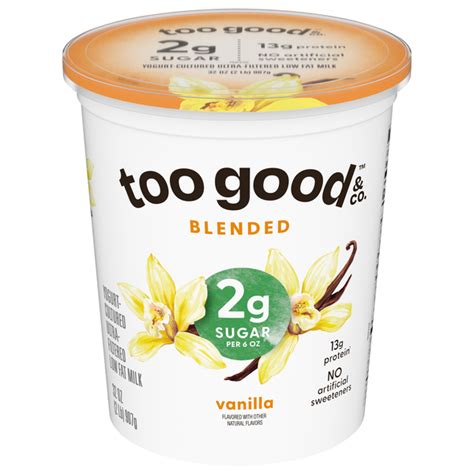 Save On Too Good And Co Low Sugar Low Fat Vanilla Greek Yogurt Order