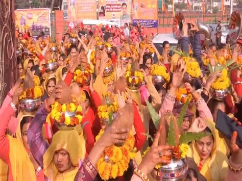 Jaipur Hosts Grand ‘kalash Yatra Day Before Ram Temple Event