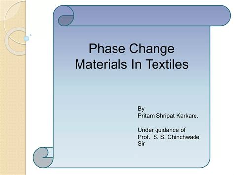 Phase Changing Material PPTX