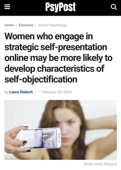 Self Objectification [socialmedia] [gendered] R Pointlesslygendered