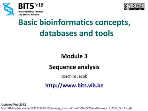 Sequence Alignment In Bioinformatics Ppt