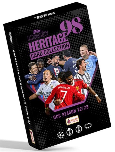 2022 23 Topps Merlin Heritage 98 Uefa Club Competitions Soccer Card