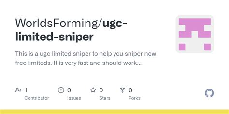 Github Worldsformingugc Limited Sniper This Is A Ugc Limited Sniper