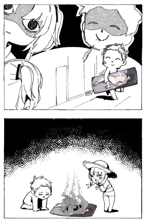 Sensei Yuuka Doodle Sensei Miyu And Miyu Blue Archive Drawn By Snorkel Danbooru