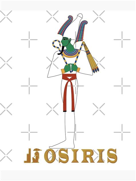 Egyptian Gods Osiris Stock Vektorgrafik „ancient Egyptian God Osiris