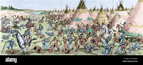 Grattan Massacre 1854 Na Highly Inaccurate Depiction Of The Massacre Of Us Army Troops