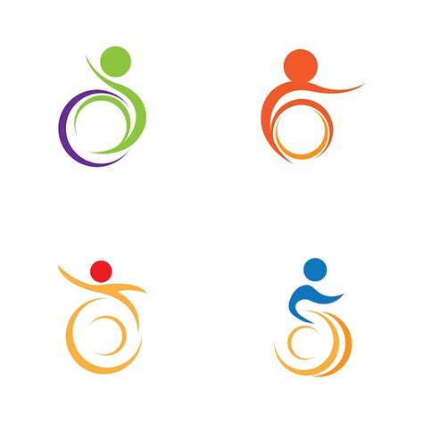 Premium Vector Disability Logo Vector Illustration Design Template