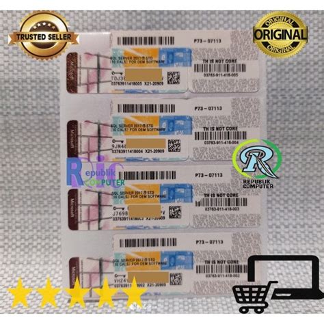 Jual Sql Serve 2017 Standard 10 Cal Original Life Time Duration