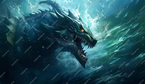 Premium Ai Image Fire Dragon Breathing Fire Fantasy Illustration