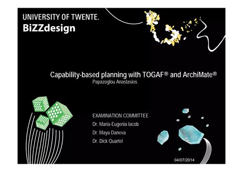 Capability Based Planning With Togaf And Archimate Ppt