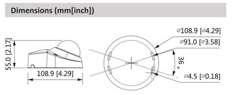 Dahua DH IPC HDBW F AS S Super MP IR Dome IP