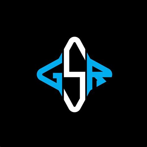 Gsr Letter Logo Creative Design With Vector Graphic 7926907 Vector Art